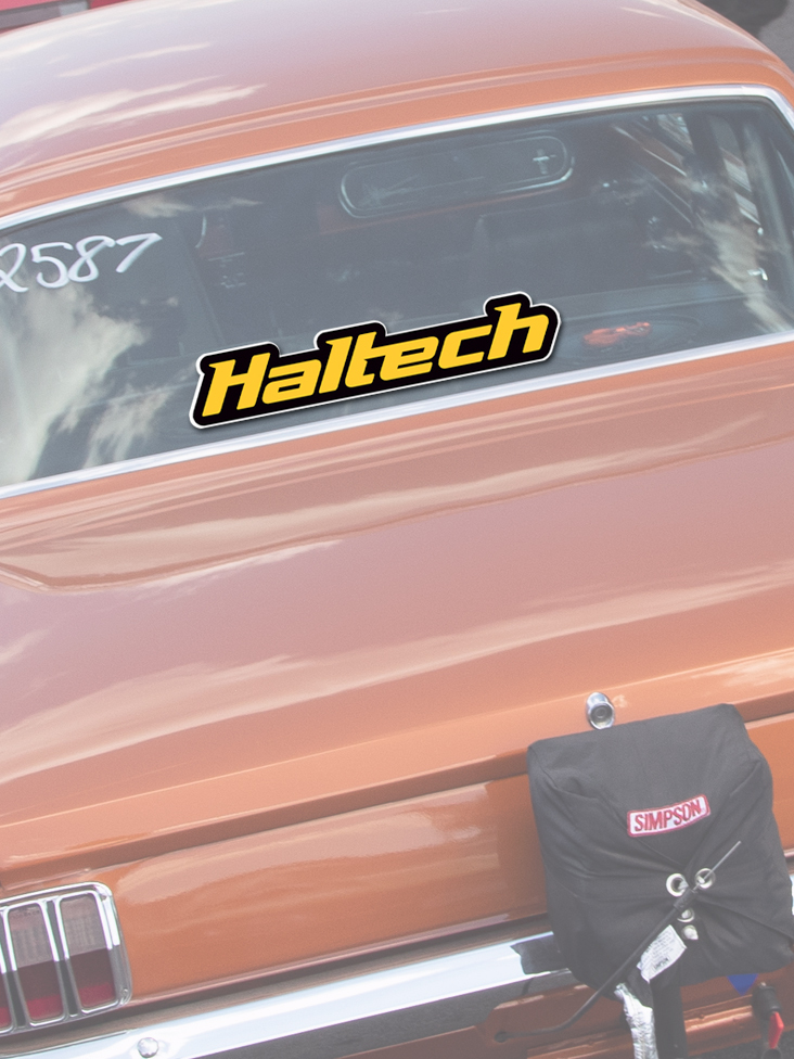 Haltech Sticker 280mm / 11" - Yellow